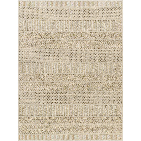 Gracie Oaks Tayari Beige/Light Beige Indoor/Outdoor Rug | Wayfair